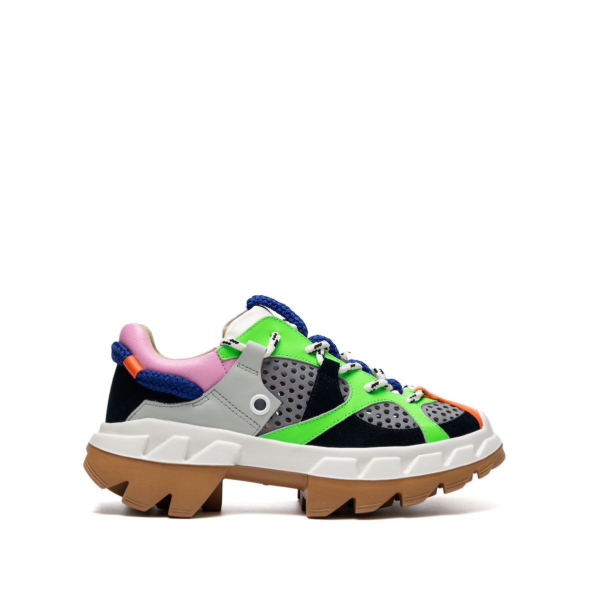 ARKO JUNGLE POP I Multicolour summer sneakers for women