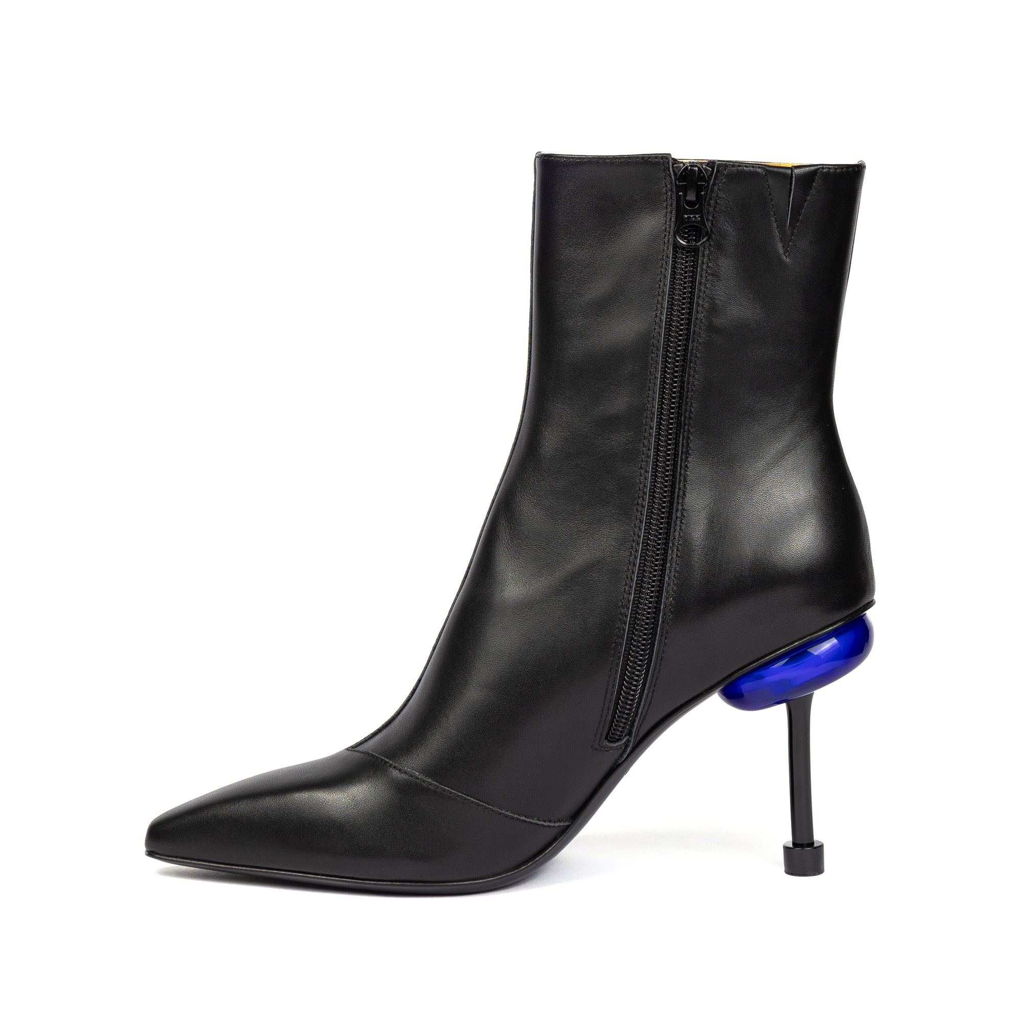 High-heeled pointy boots Osha Nox Hi Black | 4CCCCEES